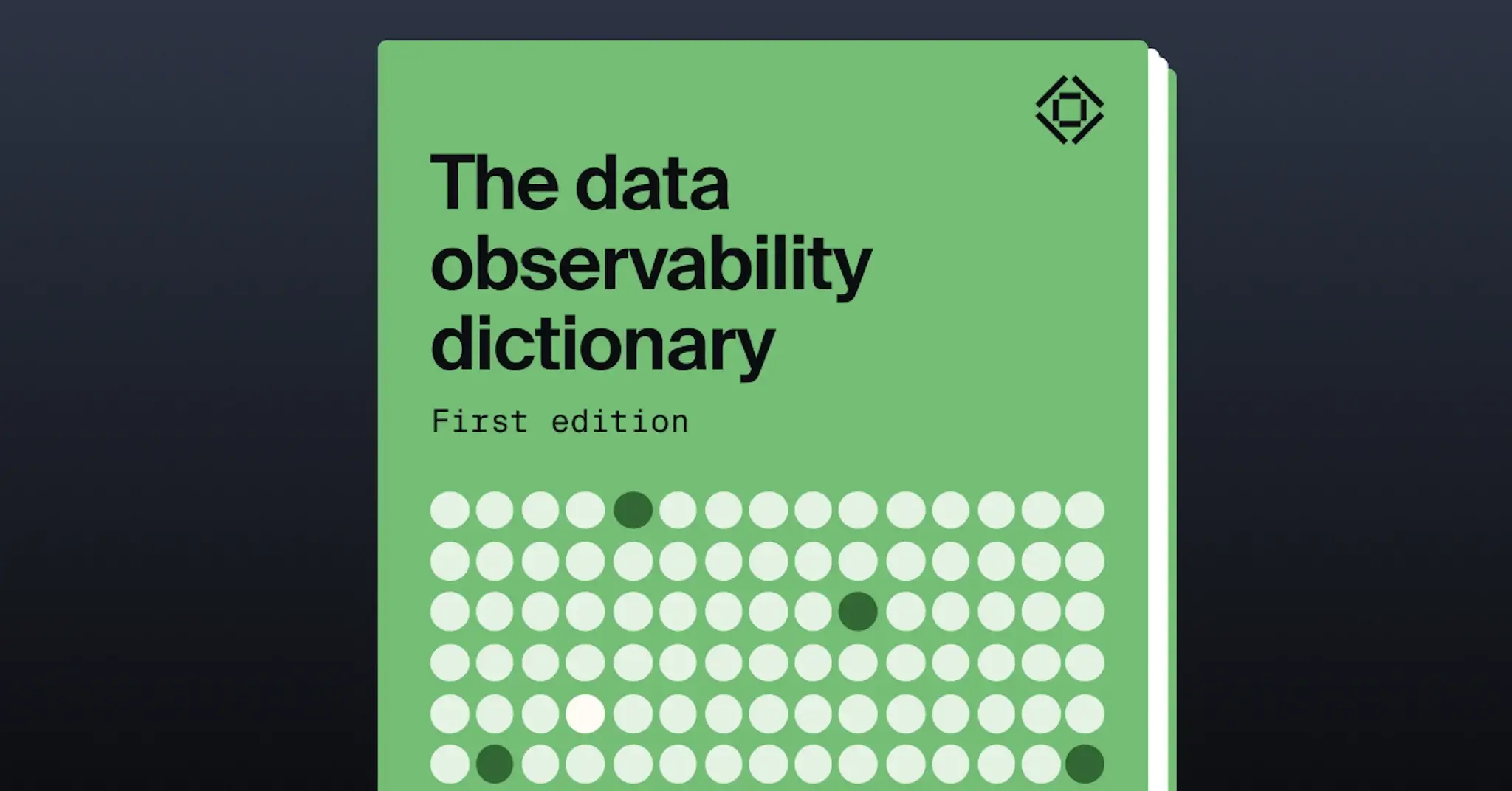 The data observability dictionary